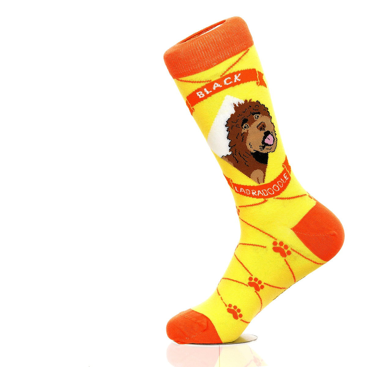Labradoodle Black | Argyle Pups – Sock Atomica