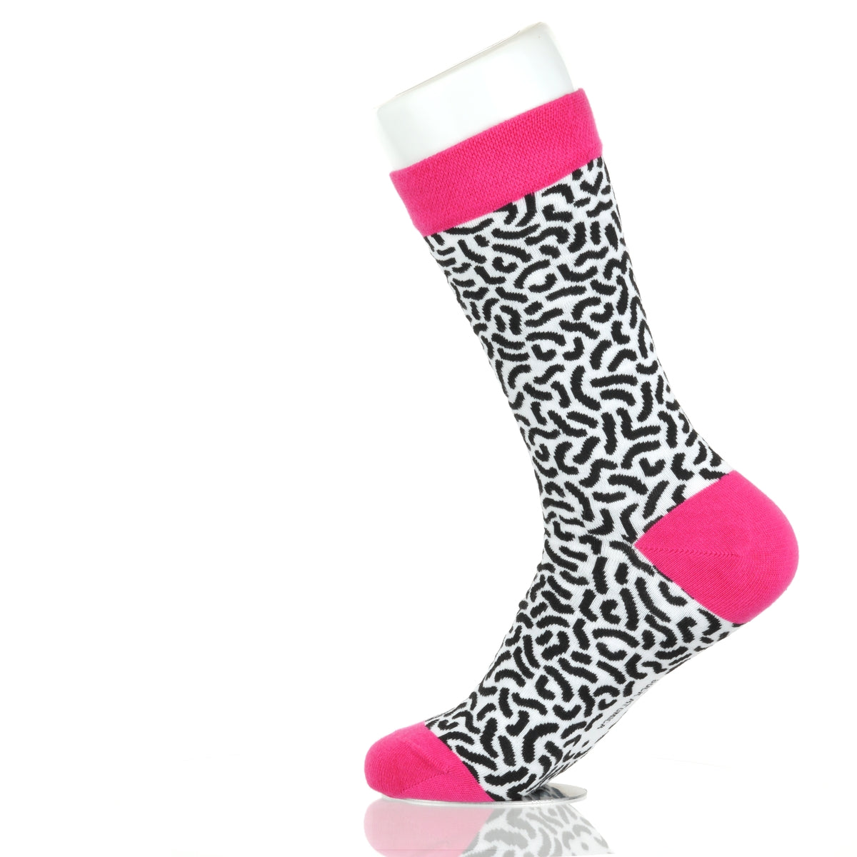 Black White Pattern – Sock Atomica