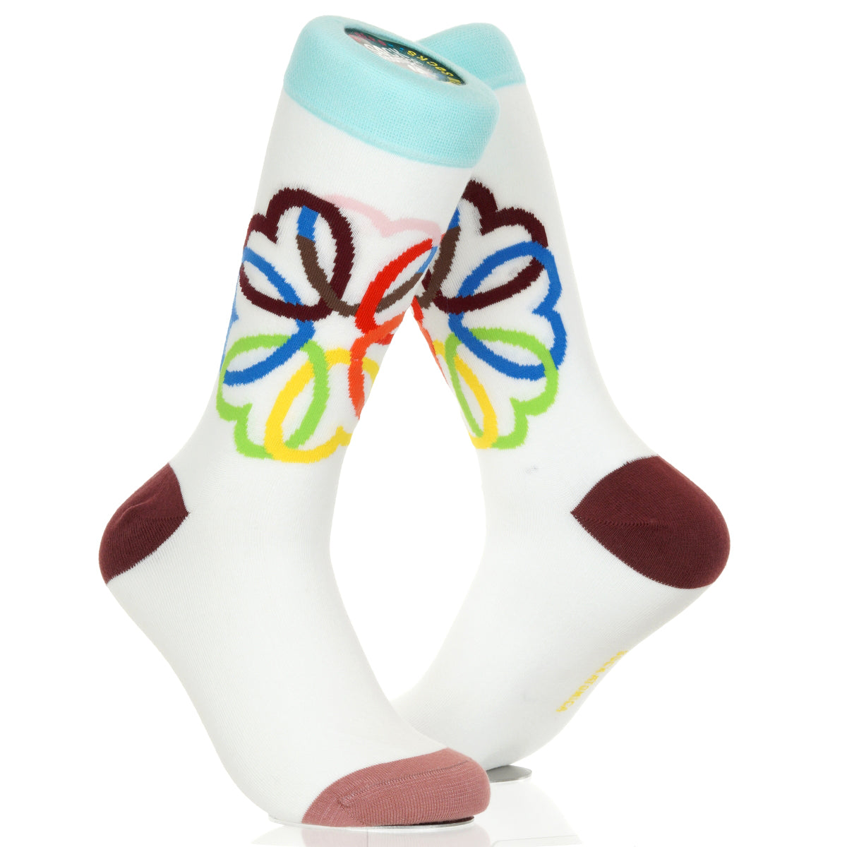 Heart Rainbow Circle – Sock Atomica
